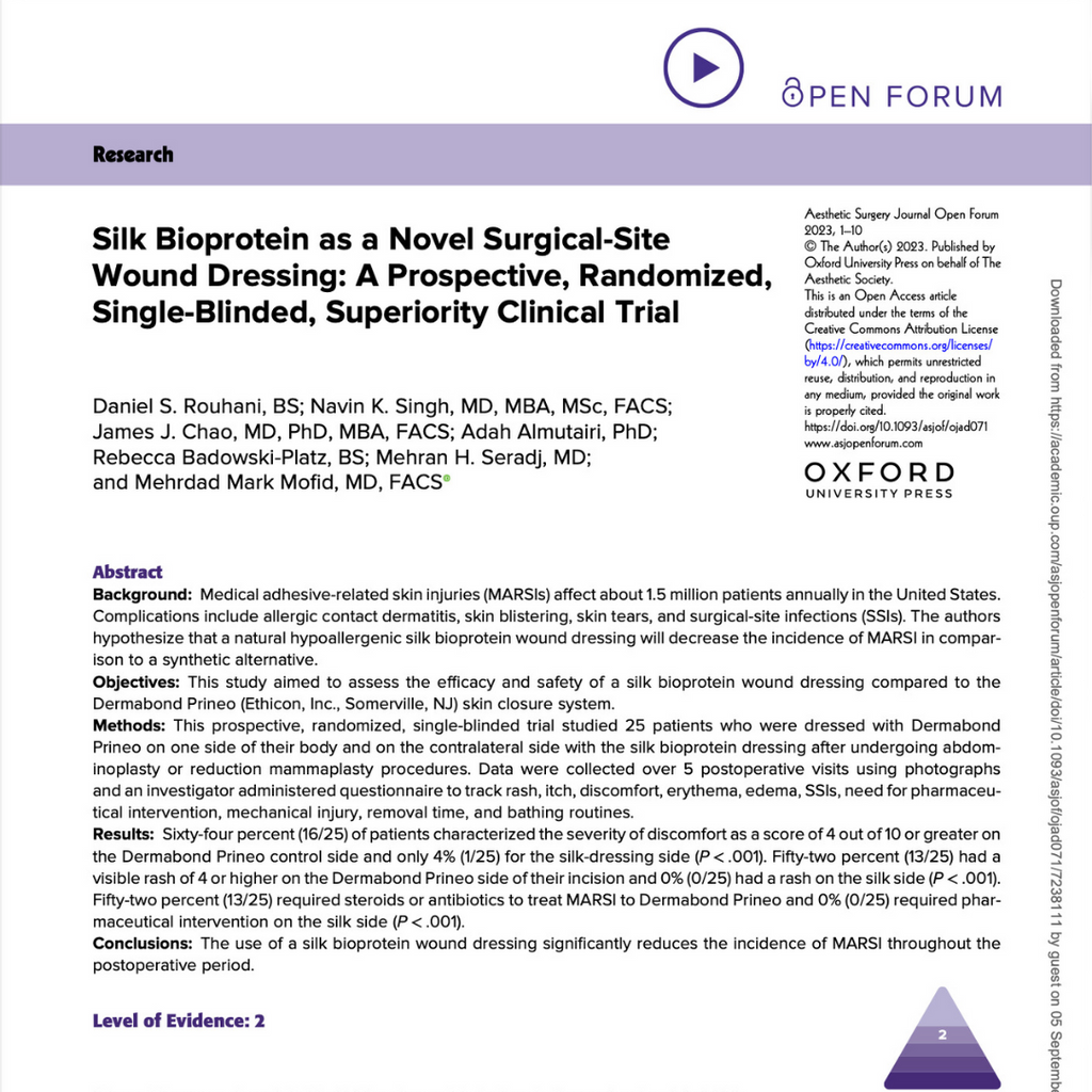 SYLKE® Adhesive Wound Closure | SYLKE®