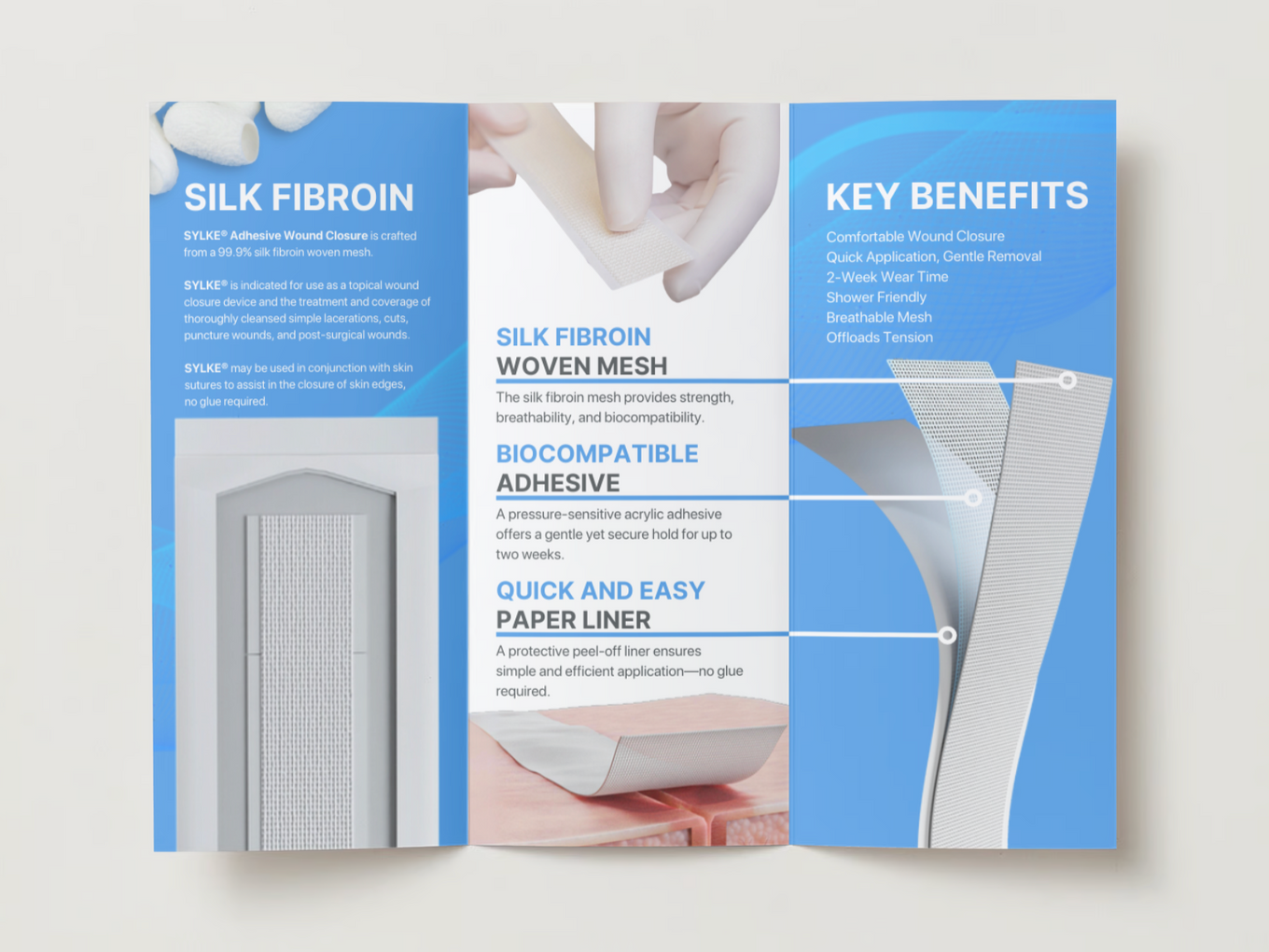 SYLKE® Adhesive Wound Closure | SYLKE®